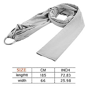 Baby Wrap Carrier and Ring Sling, Adjustable Mesh Baby Wrap for Infant, Infant Sling for Infant, Newborn, Kids and Toddlers