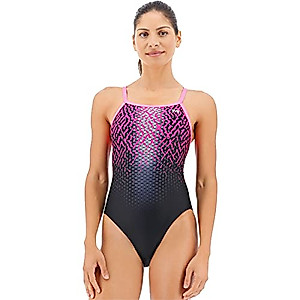TYR SPORT Women's Standard Odyssey Diamondfit, Titanium, 32