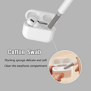 Earbuds Cleaning Pen 3 in 1 Portable Multi-Function Cleaner for Earphones, Mobile Phone, Computer and Camera