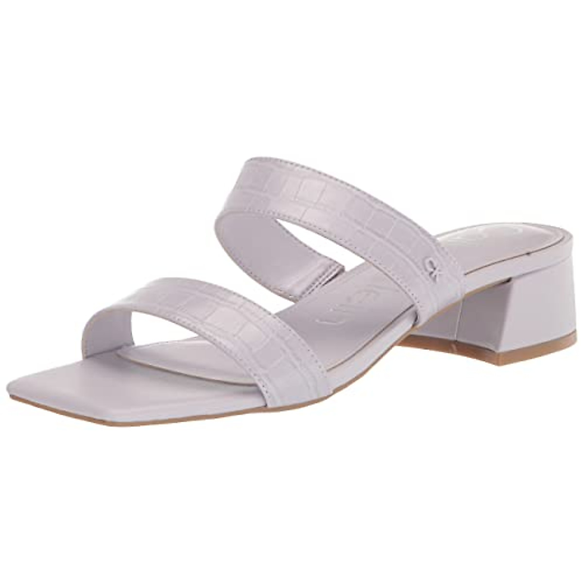 Calvin Klein Women's PANEER Heeled Sandal, Lavender 530, 7