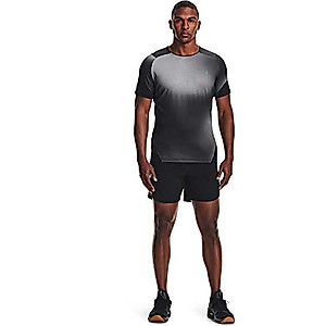 Under Armour Rush Heatgear 2.0 Print Short Sleeve T-shirt, Black (001)/Black, Medium