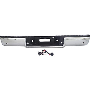 Garage-Pro Step Bumper Compatible with 2004-2006 Ford F-150, Fits 2006 Lincoln Mark LT Steel, Chrome, Hitch Style, with Rear Object Sensor Holes, (F-150, To 8-8-05/Mark LT, To 8-7-05), Styleside
