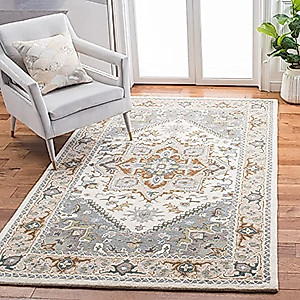 SAFAVIEH Heritage Collection Runner Rug - 2'3" x 8', Red, Handmade Traditional Oriental Wool, Ideal for High Traffic Areas in Living Room, Bedroom (HG625A)