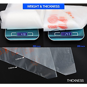 ilauke Piping Bags 15 inch 200PCS Pastry Bags Disposable Extra Thick Icing Bags for Frosting Cookie/Cake Decorating Supplies Cupcakes Baking Decoration [32 x 20 cm]