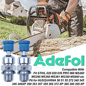 Decompression Valve for Stihl MS260 MS290 MS360 MS381 MS390 MS660 Chainsaw, ADEFOL Decompression Valve + Fuel Filter Replacement Parts Compatible with Husqvarna 362 365 371 372 372XP and More