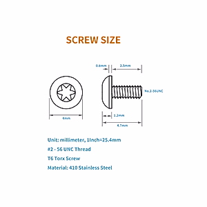 Premium Deep Carry Pocket Clip Set - Stainless Steel, Compatible with Benchmade Bugout 535 and Most Benchmade Knives - Includes 2Pcs Clip Screws, Stone Wash Color