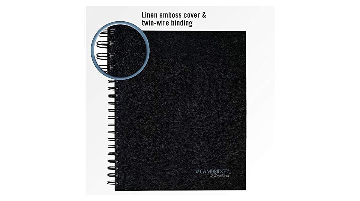 Cambridge Business Notebook with Durable Hardcover & Perforated Pages