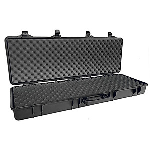 A&N TRIMEX Airsoft Rifle Case - Fits Rifles up to 42 Inches - Sturdy, Crushproof, Padlockable - High-Quality Polymer
