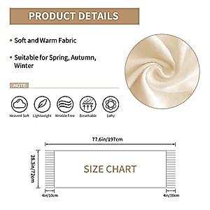 Beyli Sigma Gamma Rho Scarf Winter Warm Long Scarf Sister Gift Soft Tassel Scarf 77.6" * 28.3" Tassel 4"