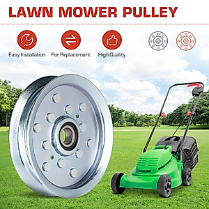 GY20110 Flat Idler Pulley for Scotts L1742 Sabre 14.542GS, 1642HS 17.542HS, 1742HS 102 10, 115 125 135 Replace GY20110 GY20629 GY20639