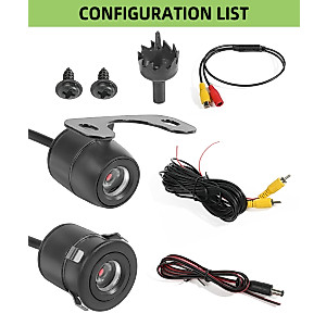 RACOONA Backup Camera,Backup Camera for Car,Back Up Camera,Car Accessories HD Night Vision Reverse Camera Rear View Camera,170 Degree Wide View Angle Rear View Backup Camera for Car Truck SUV RV