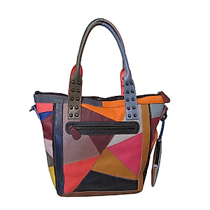 Amerileather QMetal Crossbones (Rainbow)