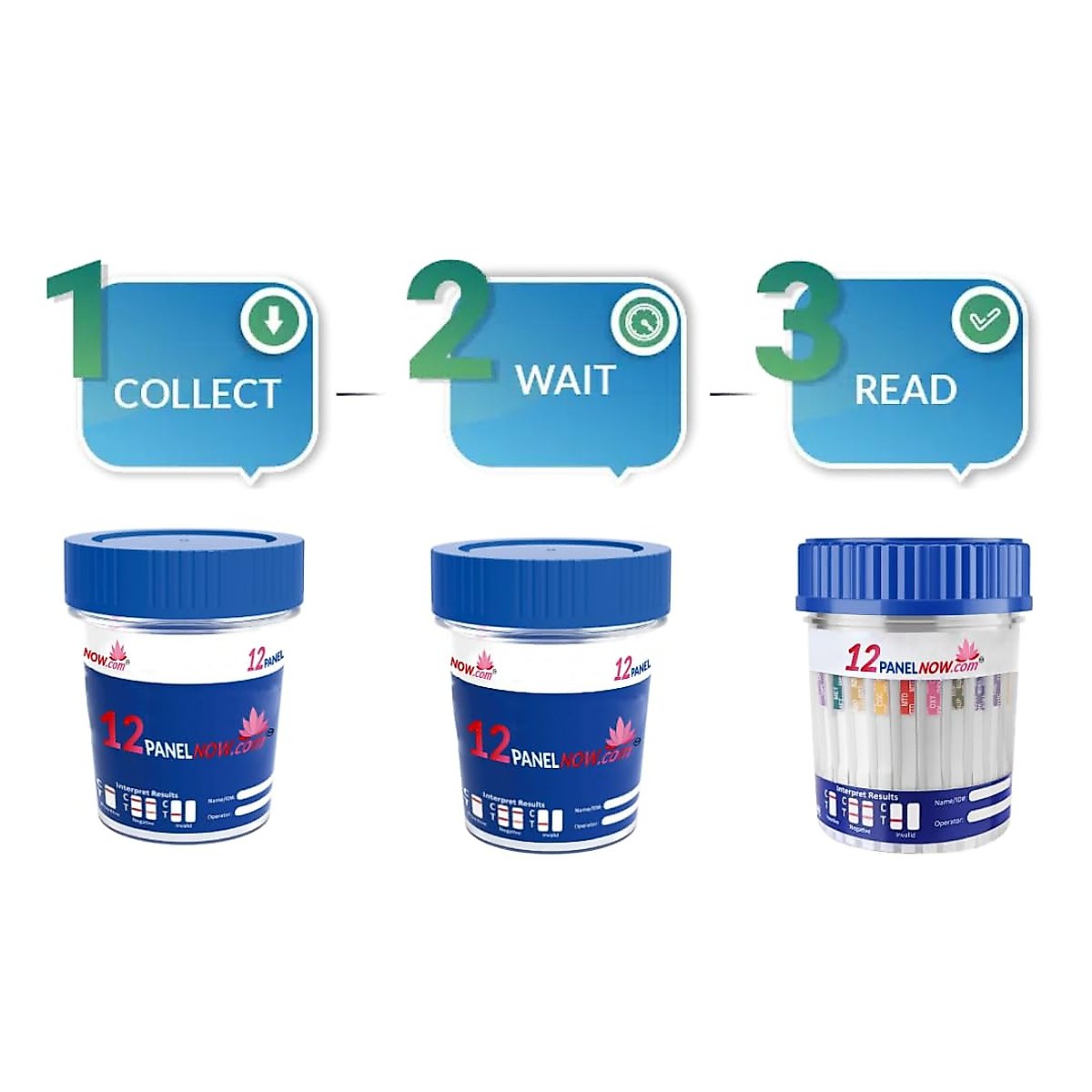 14 Panel Drug Test Kit with ETG Alcohol Detection, Tests for AMP, OPI, MET, BZO, COC, MTD, OXY, BUP, MDMA, THC, BAR, PCP, Fen, ETG, Built-in Temperature Strip, Easy-Read (25)