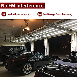 VShape 8FT LED Shop Light Fixture, 100W, 13000LM, 6000K Super Bright White, Linkable LED Garage Lights Fixture, 8 Foot LED Shop Lights for Workshop, T8 Tube Light, No RF & FM Interference, 4-Pack