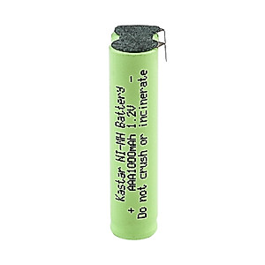 Kastar 1-Pack 2.4V 1000mAh Ni-MH Battery Replacement for Razor/Shaver Battery Philip Norelco BodyGroom 7100, Philip Norelco BG2040/34, Philip Norelco TT2040/32, Philip Norelco PG350, Remington PG350