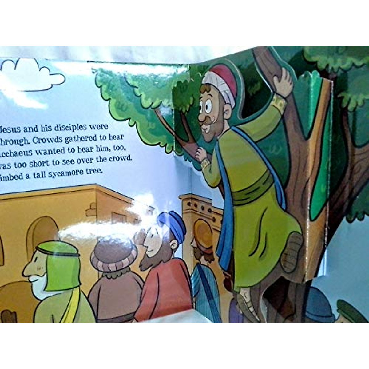 The Clever Factory The Story of Creation, Prodigal Son, Good Samaritan, and Zacchaeus Pop Up Books - Set of 4 Multicolored