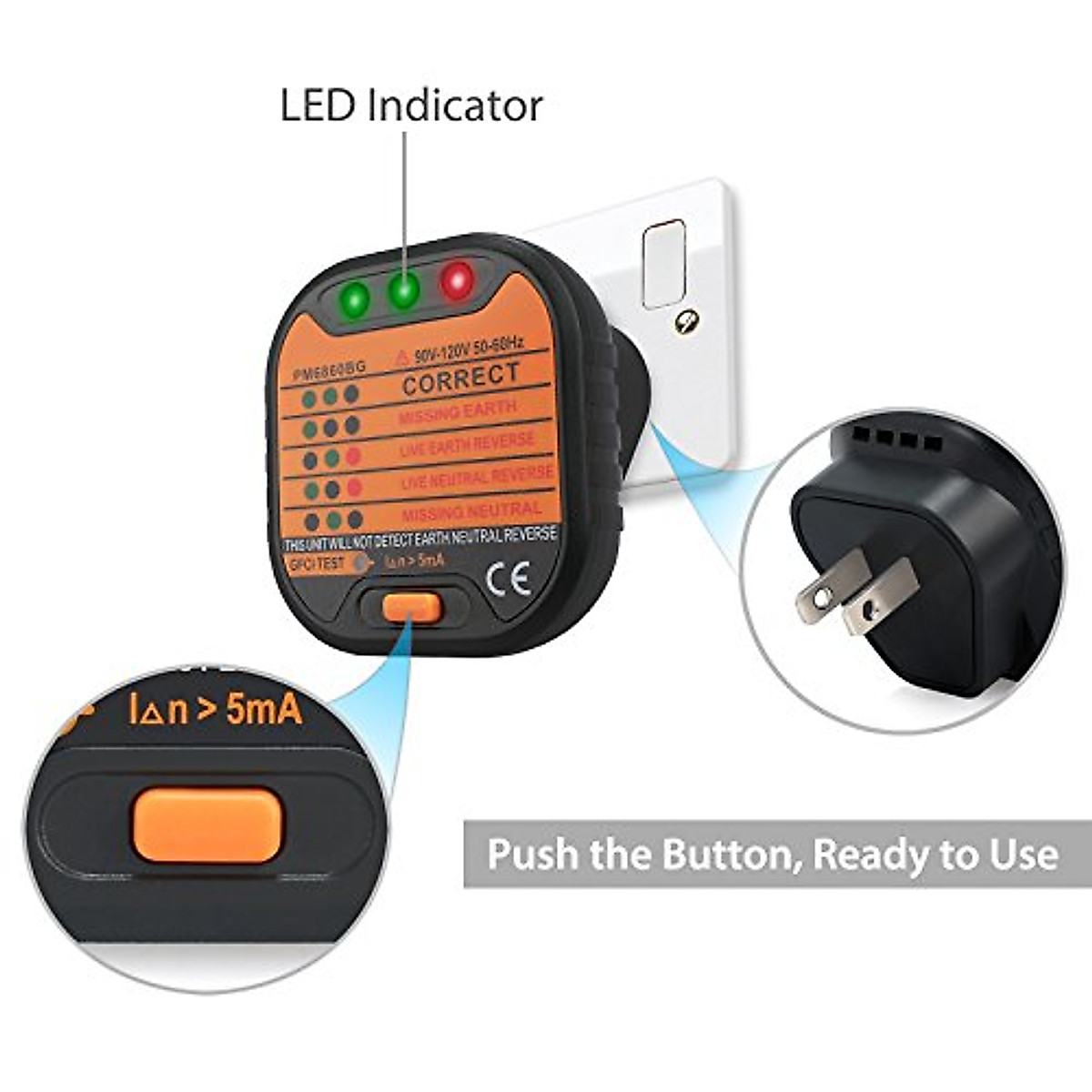 Neoteck Electrical Test Kit, Mini Digital Multimeter + Receptacle Outlet Tester + Non-Contact 12-1000V AC Voltage Detector Pen- Great Packs!
