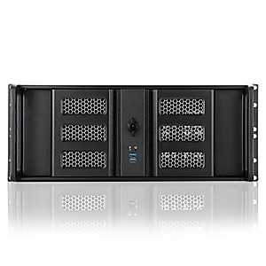 RackChoice 4U Rackmount Server Chassis with 3x5.25 Front Bays+7x3.5 +3x2.5 Drive Bays