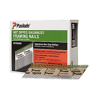 Paslode, Framing Nails, 650381, HDG 30 Degree Round Head, 2 inch x .113 Gauge, 2,000 per Box