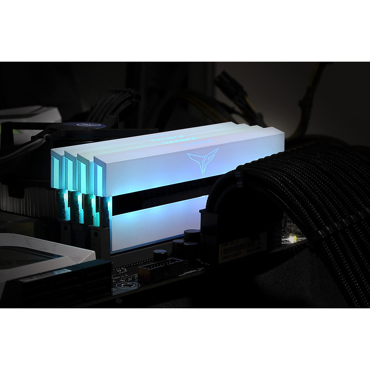 TEAMGROUP T-Force XTREEM ARGB 3600MHz CL14 32GB (2x16GB) PC4-28800 Dual Channel DDR4 DRAM Desktop Gaming Memory Ram (White) - TF13D432G3600HC14CDC01