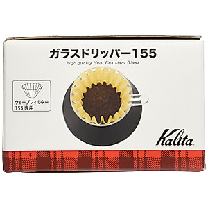 Kalita Wave Dripper 155 series glass [1-2 person] # 05045 (japan import) by Kalita (Carita)