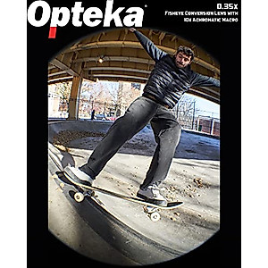 Opteka 58MM 0.35x Fisheye Wide Angle Lens Compatible with Canon DSLR Cameras Including Macro Close Up Attachment