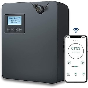 Zinyeme Smart Scent Air Machine with Professional Cold-Air Diffusion Technology for Home, Waterless Essential Oil Diffuser 300ml, HVAC Oils Large Room, Business, Office, Spa Room (Black)