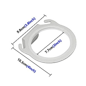 SinLoon Hair Dryer Holder Wall Mount Hair Dryer Handing Rack Organizer for Hair Blower with Plug Stand, Aluminum Anti-Rust