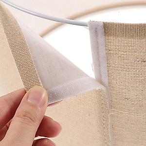 Table Lampshade Drum Lampshade Natural Beige Linen Lampshades Barrel Lamp Shade Chandelier Lampshade