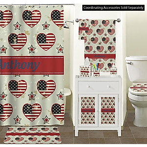 RNK Shops Personalized Americana Waste Basket - Double Sided (White)