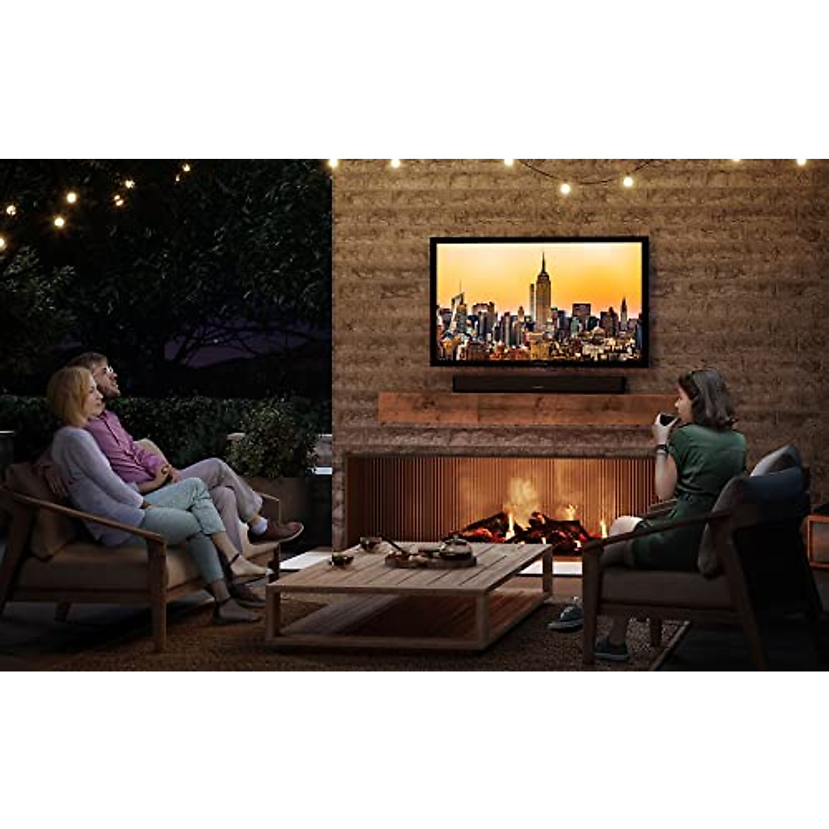 Furrion FDUP65CBS 65" Partial Sun Series Outdoor Weatherproof 4K UHD TV with an Additional 1 Year Coverage by Epic Protect (2021)