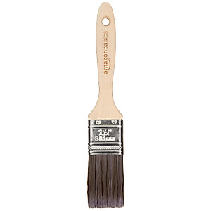 Amazon Basics 1-1/2" Flat Edge Master Pro Paint Brush, Brown