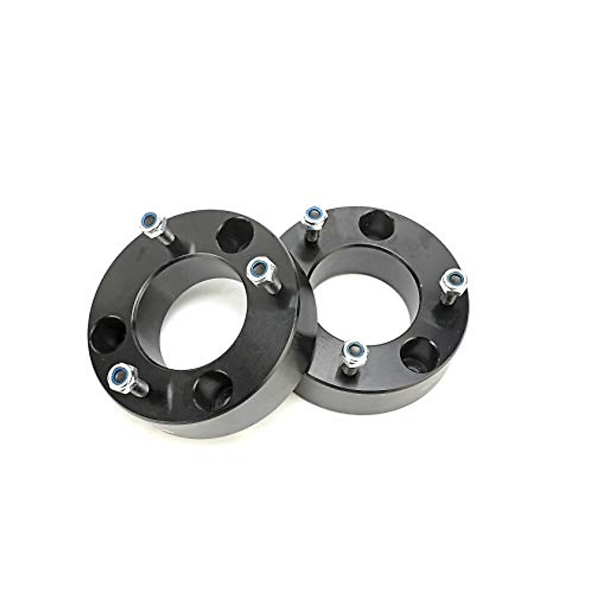 Front Leveling Kit 2.5" Inches - Fits 2004-2018 Ford F-150 Pickup Truck 2WD, 4 Wheel Drive 4WD, 4x4 - Front Strut Spacers Lift 2 1/2 Inch - Forged Aircraft Aluminum Billet Construction