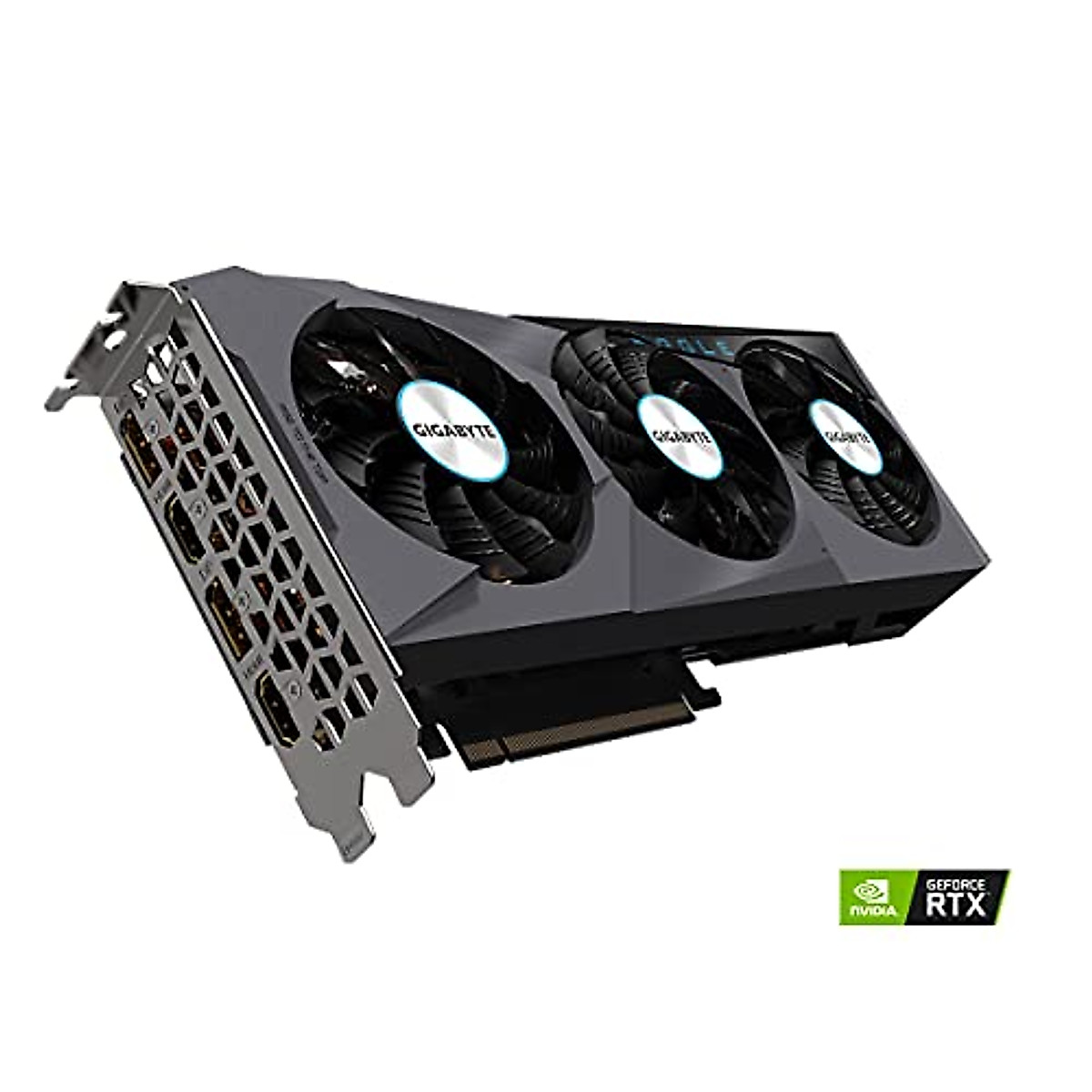 Gigabyte GeForce RTX 3070 Eagle OC 8G (REV2.0) Graphics Card, 3X WINDFORCE Fans, LHR, 8GB 256-bit GDDR6, GV-N3070EAGLE OC-8GD Video Card