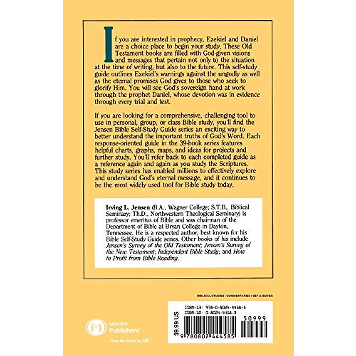 Ezekiel & Daniel- Jensen Bible Self Study Guide (Jensen Bible Self-Study Guide Series)