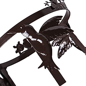 Topadorn Gazing Ball Stand Garden Hardware Metal Stand for 10-Inch or 12-Inch Gazing Globes