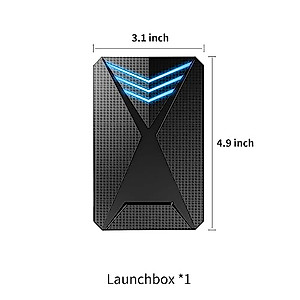 Emulator Console 2T Hard Drive Retro Game Console with Built in 4280 Games, Plug and Play Video Game Console, Game System Compatible with 18 Emulators