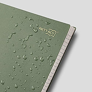 RETTACY Spiral Notebook 6-Pack - Notebooks College Ruled with 160 Pages per Pack, Pocket Notebook for Work, School, Writing, 100 GSM Premium Acid-Free Paper, Twin-Wire Binding, 4.5" × 5.7"