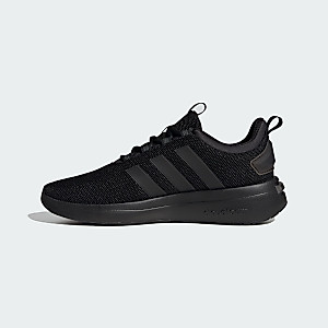 adidas Men's Racer TR23 Sneaker, Black/Black/Carbon, 10