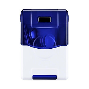 Wall Mounted Kitchen Utensil Holder Multi Use with Drain Tray Container Storage Drying Rack Cooking Utensils Flatware Tableware Drain Basket, Blue