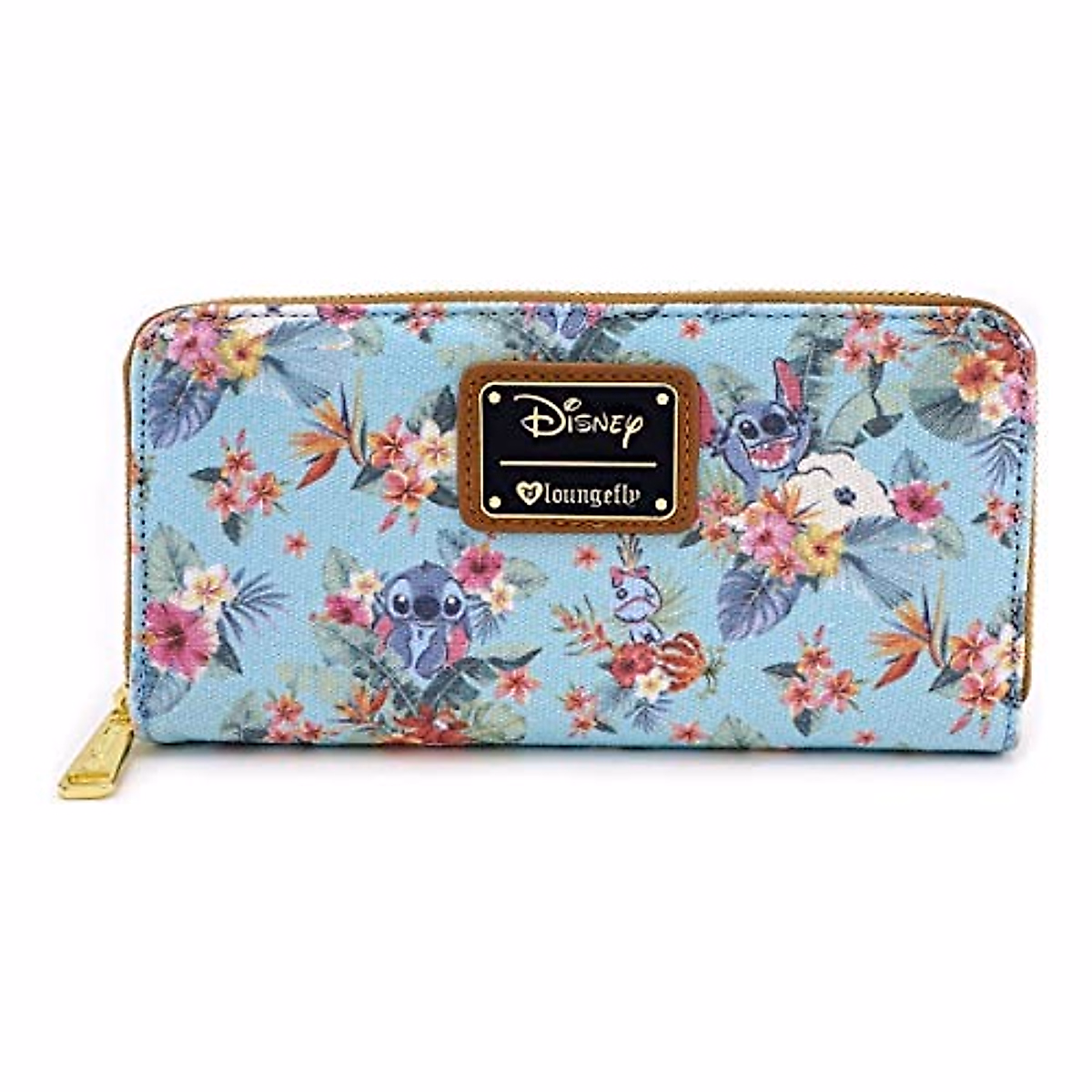 Loungefly Disney Stitch Tropical Floral Print Wallet