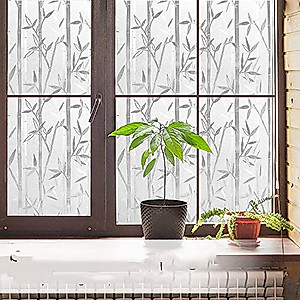 YUTR Window Film Glass Decor Films Frosted Privacy Covering Door Cling Removable Decal Stickers for Home (Color : As Shown, Size : 90x300 cm)