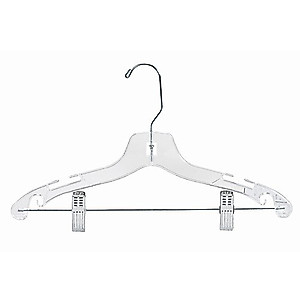 Only Hangers 14" Children's/Teens Plastic Suit Hanger - Pack of 25