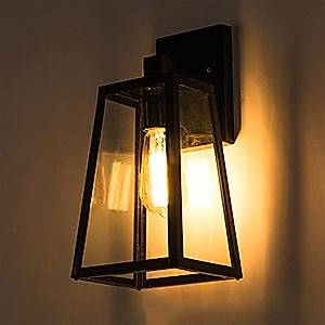 European wall light Outdoor Wall Lamp Die-casting Aluminum Lamp Body Waterproof Rust Outdoor Wall Lights American Simple Garden Lamp Aisle Balcony Door Exterior Wall Home Villa Garden Courtyard Wall S