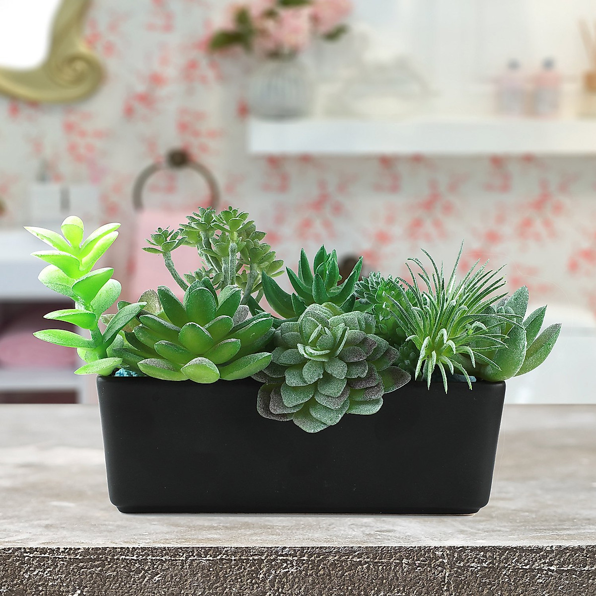 Fake Succulent, Artificial Succulents, Faux Succulents, Artificial Succulents Plants, Fake Succulent Unpotted, Bulk Artificial Succulents for Birthday Home Decor Indoor Wall Garden DIY, Pack of 13