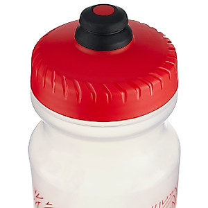 Peakline Sports - 2nd Gen Big Mouth Bike Water Bottle (21 oz) by Specialized Bikes (2-Pack) (Clear / Red)