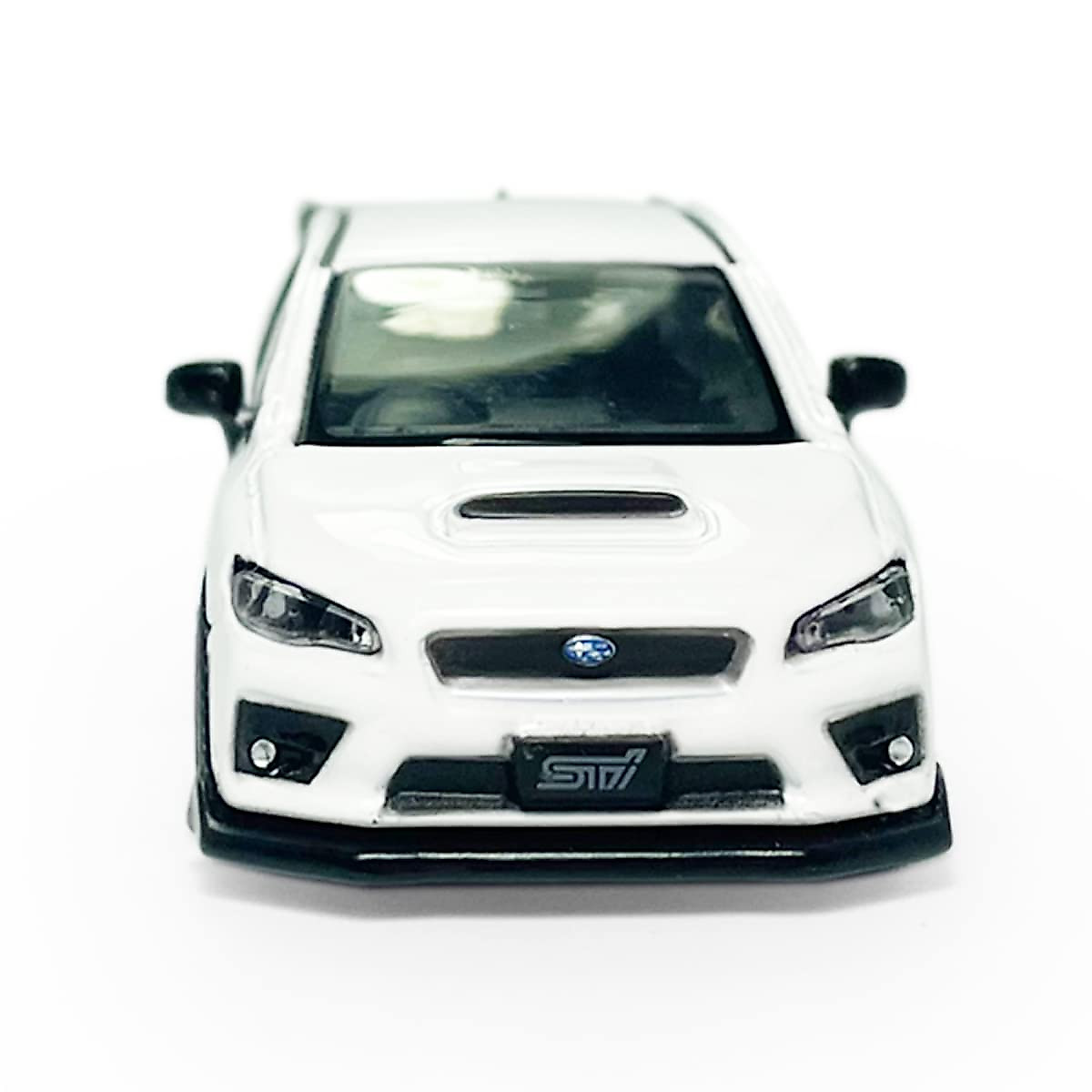 2016 Impreza WRX STI S207 Model Car 1/64 Scale Diecast Toy Cars Racing Sports Sedan Metal Alloy Friction Powered Children’s Die-cast Vehicles, Collection for Men Toys for Boys Kids Gifts, White