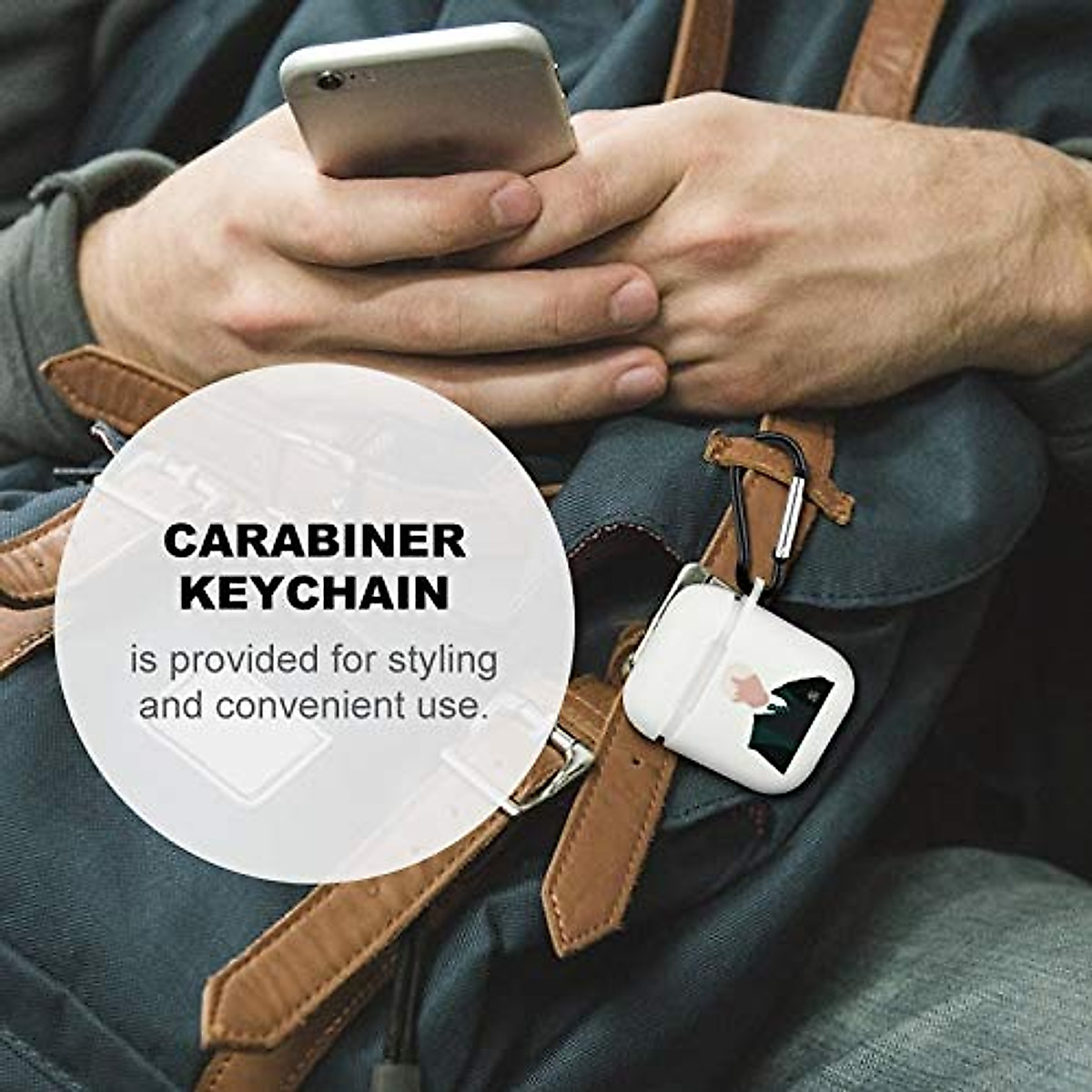 Anti Yellowing Bluetooth Headset Case Precise Hole Position Clear Pattern Headphone Earphone Sleeve for Apple AirPods 1/2