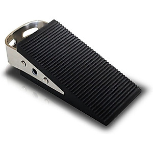 Large Rubber Door Stopper - Door Stop That Won't Scratch Floor or Door - Works On All Surfaces