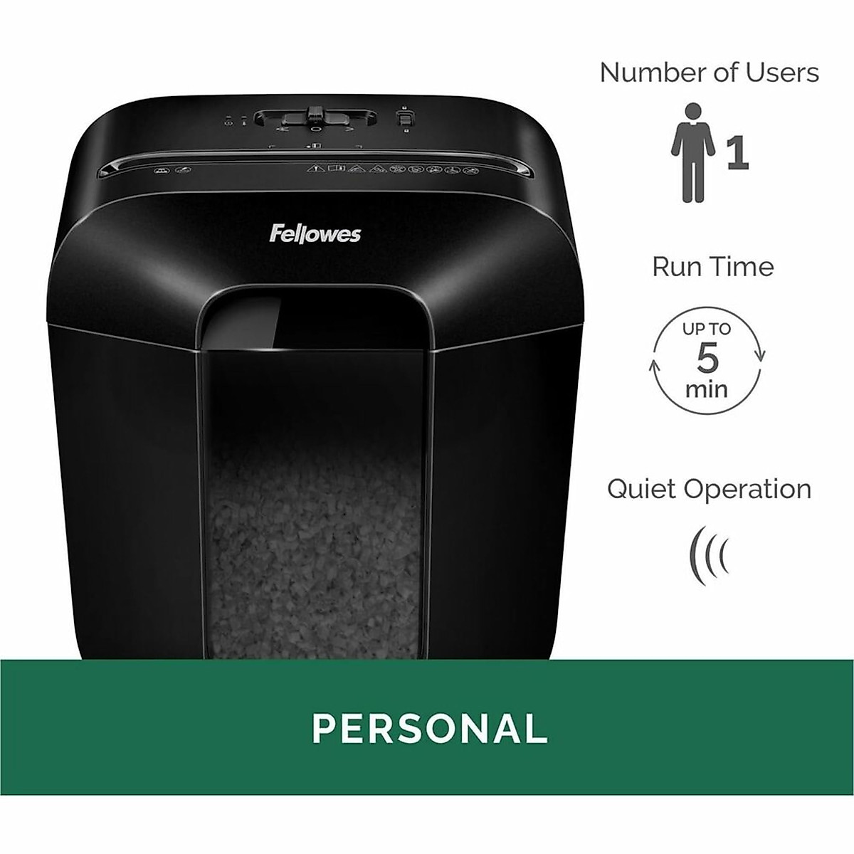 Fellowes FEL4300501 LX25M Micro Cut Paper Shredder